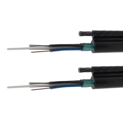 China Aerial Multicore China GYXTC8S 2-12 Core Single Mode Fiber Optic Cable for sale