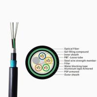 China Direct Buried Fiber Optic Cable GYTA53 with PBT Loose Tube and ≥50dB Return Loss for Superior Network Performance Core 2-144 Cores for sale