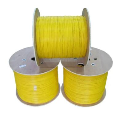 China GJFJBV Indoor Fiber Optic Cable with Aramid Yarn Strength Member and PVC/LSZH Inner Sheath Material for sale