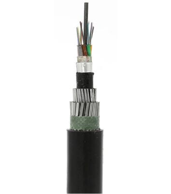 China Aluminium FE Sheath Outdoor Armored Fiber Optic Cable GYTA333 for sale