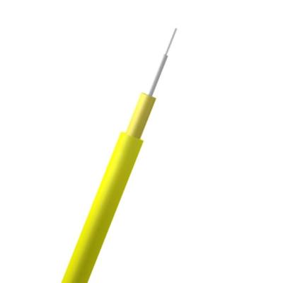 China Tight Buffer Simplex Indoor Communication Fiber Optic Cable With TPU LSZH Jacket for sale