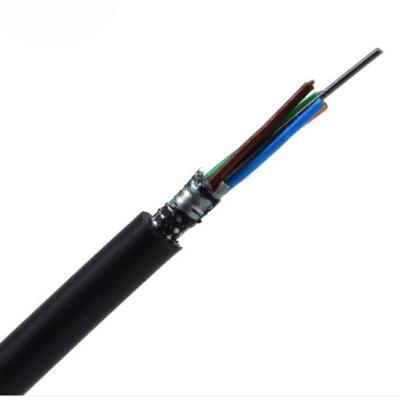 China G652D Aerial Self Supporting Outdoor Fiber Optic Cable GYTS/GYTA Armoured for sale
