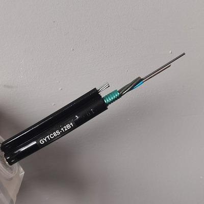 China Aerial Armourd Figure 8 Fiber Optic Cable GYTC8S With Multi Loose Tube for sale