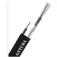 China Aerial Figure 8 Armoured Fiber Optic Cable GYTC8A YTTX for sale