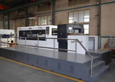 China Automatic Platform Die Cutting and Creasing Machine with 1650×1200mm Max Size and Advanced Stripping System for sale