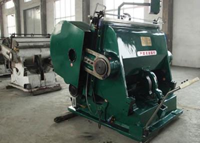 China Carton Die Cutting and Creasing Machine with Heavy Flywheel & Alloy Copper Bearings for Packaging Industry for sale