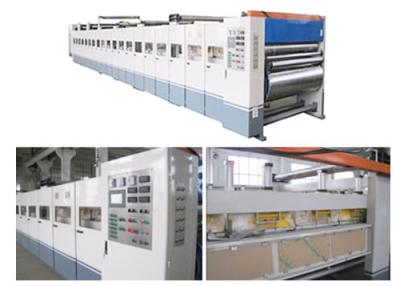 China SM-D Double Facer Machine for Corrugated Board Production - 1400-2500mm Width, 20 Heating Plates for sale