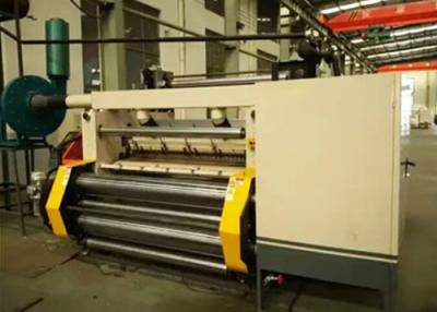 China SF-320A Electric Heating Oil Exchange Single Facer with 320mm Flute Roller and 120 m/min Speed for sale