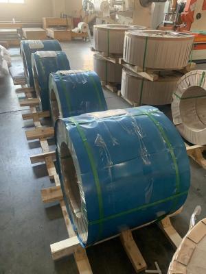 China 304 Stainless Steel Strip Coil 0.3mm x 400mm 2R BA Finish 1/2H Cold Rolled for sale