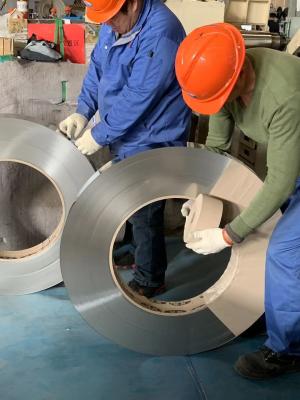 China ASTM 304 Stainless Steel Coil 2B Finish 0.3mm x 350mm 3/4H HRC Hot Rolled for sale