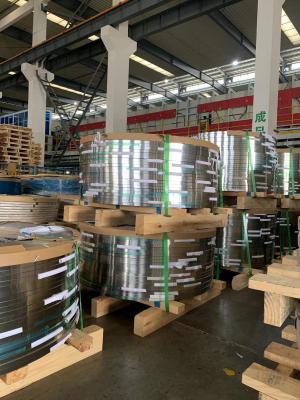 China 316L Stainless Steel Strip Coil 0.15mm x 26.5mm BA Finish Precision Strip for sale