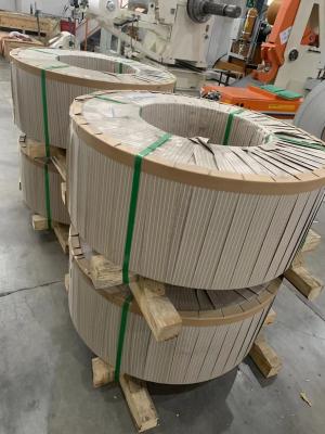 China BA 2BB Abrasion Resistant 321 Stainless Steel Coil 0.2mm x 165mm 300mm ID for sale