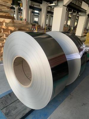 China 301 Stainless Steel Strip Coil 0.325mm x 446mm BA 2b Finish ASTM for sale