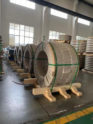 China 304L Stainless Steel Strip 0.16mm x 116mm Cold Rolled Coil 2BB Surface Precision Tube Grade for sale