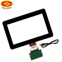 China Tempered Glass 8 Inch Touch Panel , USB Projected Capacitive Touch Panel for sale