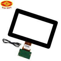 China Tempered Glass 8 Inch Touch Panel , USB Projected Capacitive Touch Panel for sale