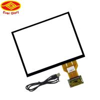China 18.5 Inch PCAP Multi Touch Screen Anti Glare 10 Touch Points Waterproof for sale