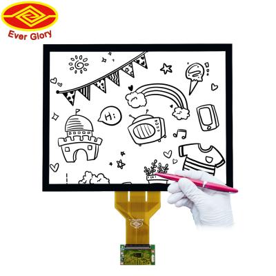 China 15 Inch Capacitive Industrial Touch Panels IP65 Waterproof Transparent Glass Material for sale