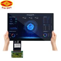 China USB EETI Industrial Touch Panel 10.1 Inch Transparent Tempered Glass Material for sale