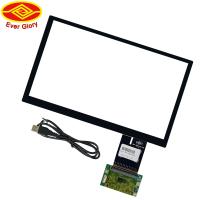 China USB EETI Industrial Touch Panel 10.1 Inch Transparent Tempered Glass Material for sale