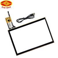 China Flexible LCD Waterproof Touch Panel , USB Port TFT Touchscreen Projected Capacitive for sale