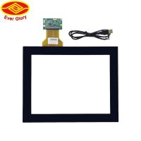 China Customized Industrial Touch Panel 12.1 Inch USB Port HMI Projected Capacitive for sale