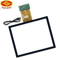 China 17 Inch Waterproof Touch Panel Screen Projected Capacitive For Transportation for sale