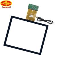 China 17 Inch Waterproof Touch Panel Screen Projected Capacitive For Transportation for sale