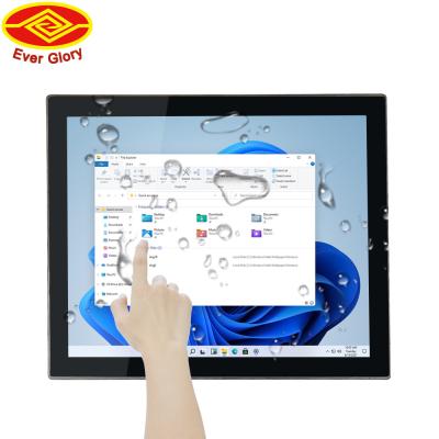 China 17 Inch Touch Screen Monitor Waterproof Shock Resistant Fingerprint Proof for sale