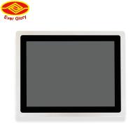 China 15 Inch 10 Point Touch Screen Monitor WaterProof Ip65 Power Consumption 25W for sale