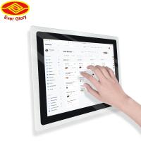 China 15 Inch 10 Point Touch Screen Monitor WaterProof Ip65 Power Consumption 25W for sale