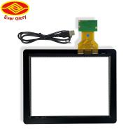 China 12.1 Inch Waterproof Touch Panel RS232 G+G Weatherproof Touchscreen 12.1 Inch IP65 for sale