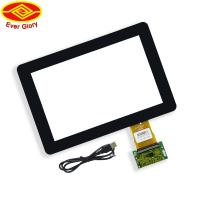 China 10.1 Inch Highly Efficient Multi Touch Panel With G+G Structures Finger Input Mode for sale