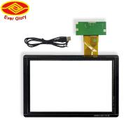 China IK07 Impact Resistance 10.1 Inch Capacitive Touch Panel For Improved Productivity for sale