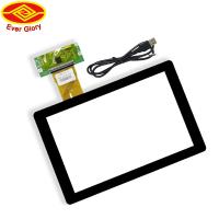 China IK07 Impact Resistance 10.1 Inch Capacitive Touch Panel For Improved Productivity for sale
