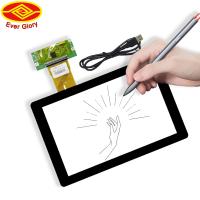 China IK07 Impact Resistance 10.1 Inch Capacitive Touch Panel For Improved Productivity for sale
