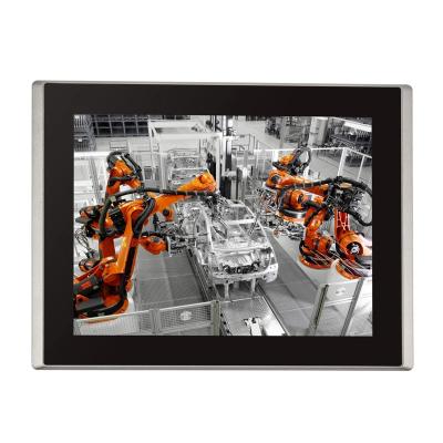 China 17 inch Touch Monitor Capacitive Touch Screen 10 Points 6H Surface Hardness Built In Speakers for sale