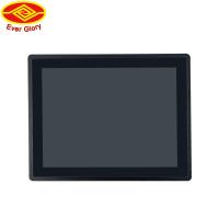 China 12.1 Inch LCD Touch Monitor With DVI-D Input Connectors 450 Cd/M2 Brightness for sale