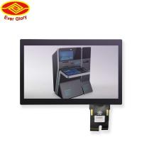 China 13.3 Inch Black Touch Screen Display With 3M Tape 7H Pencil Surface Hardness for sale