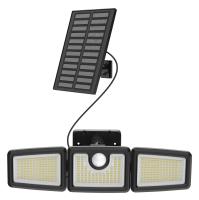 China Waterproof Solar Wall Light 3000K 6000K PIR Motion Sensor Light 500LM for sale