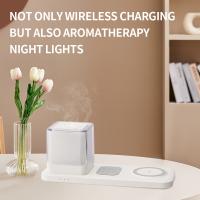 China Wireless Charging LED Night Light 3000K - 4000K Aromatherapy Night Light for sale