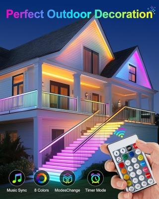 China 8 Color Solar Light Strip 3000K - 3500K Smart LED Strip Lights Music Synchronization for sale