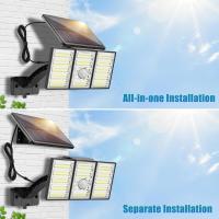China 600LM Solar Body Sensor Lamp 6W Human Body Sensor Light IP65 for sale