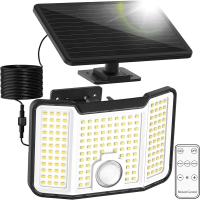 China Outdoor Solar Wall Light 3000 Lumen Energy Saving Wall Light IP44 for sale