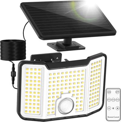 China Outdoor Solar Wall Light 3000 Lumen Energy Saving Wall Light IP44 for sale
