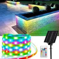 China 3000K - 3500K Color Light Strip IP65 Solar Powered Light Strip Intelligent Music Synchronization for sale