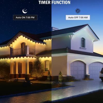 China Outdoor Solar Decorative Light Waterproof Exterior Gable Lights 10M 20M 30M 50M for sale