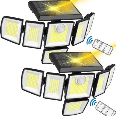 China Waterproof Solar Wall Light 6W Outdoor Motion Sensor Light 600 Lumen for sale