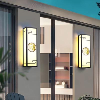 China Copper Marble Waterproof Wall Sconce Outdoor Wall Light For Patio for sale