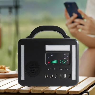 China Black white Portable Solar Generator 15v - 24v Camping Power Station for sale